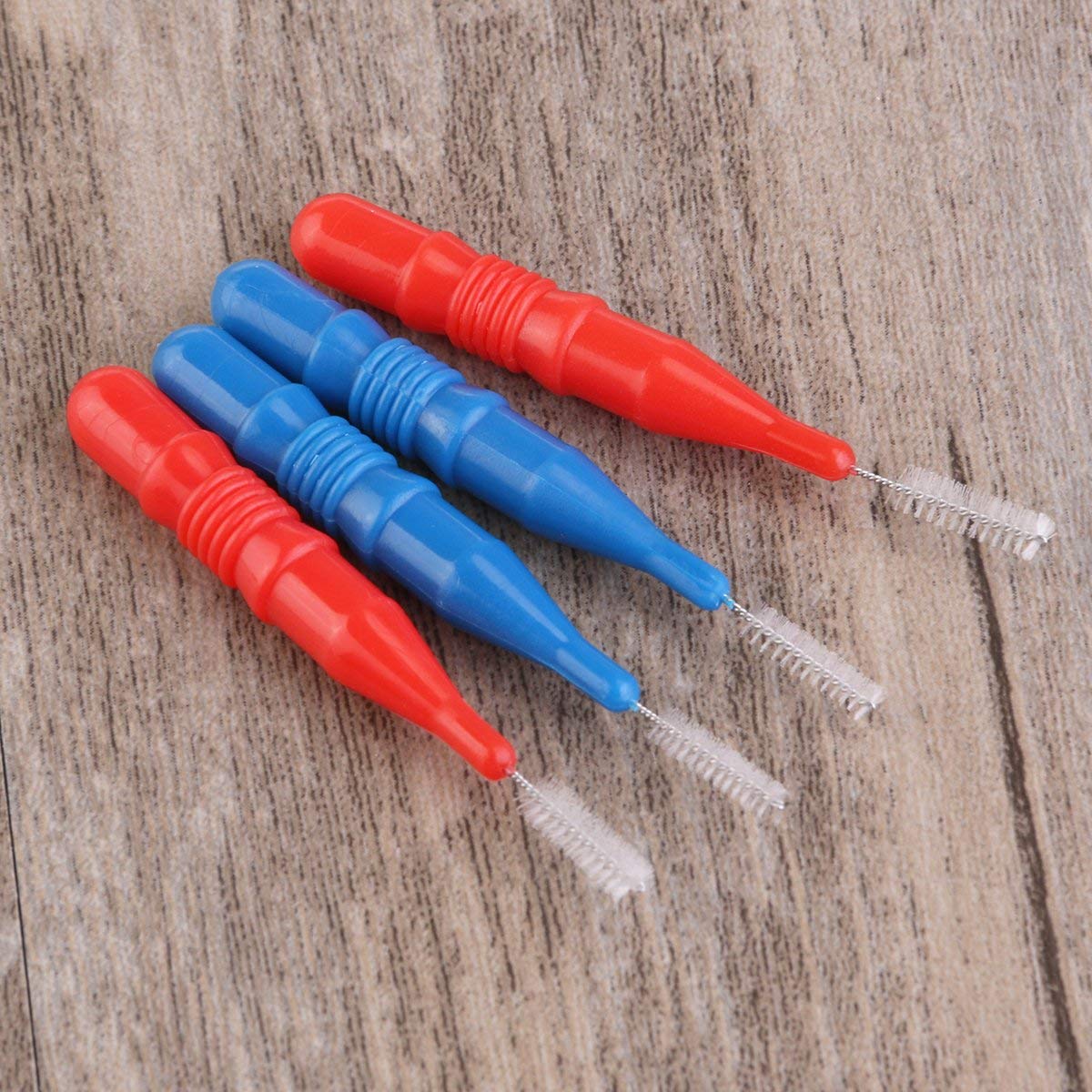 NUOLUX 2.5mm Interdental Brush Cleaners,Toothpick Between Teeth Brush Kit,50 Pack
