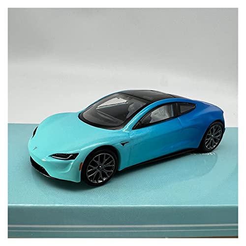 APLIQE Scale Model Vehicles for Metal Ornament Tesla Roadster Concept TM 1:64 Game Simulation Alloy Car Model Sophisticated Gift Choice (Color : 5)