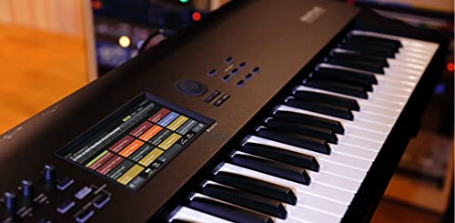 Korg Nautilus 61-Key Performance Synth Workstation Bundle with Sustain Pedal, MIDI Cables, and Austin Bazaar Polishing Cloth