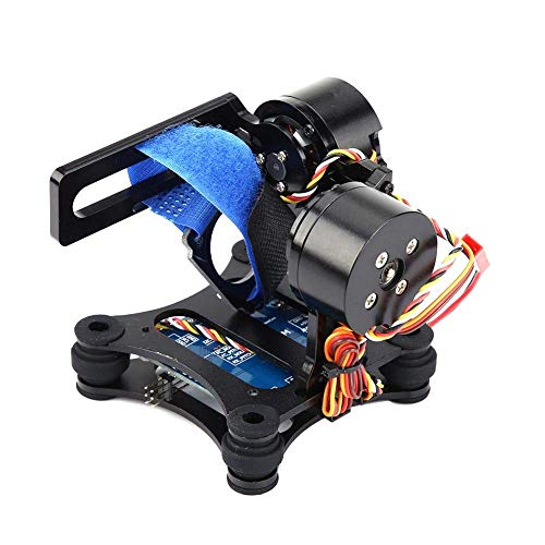 Drfeify RC Metal Brushless Gimbal Board BGC 2.2 Fit for 3/3+ / 4 Camera RC Drone Quadcopter Parts(Black)