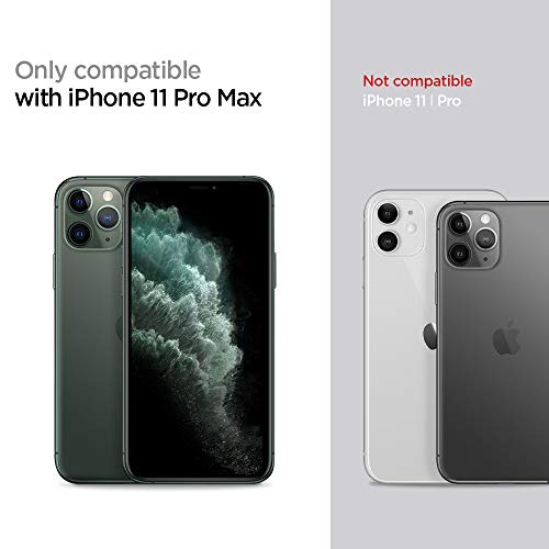 Spigen Slim Armor CS Compatible with iPhone 11 Pro Max Case, 2-Piece Card Slots TPU Mobile Phone Case for iPhone 11 Pro Max Case Black 075CS27139