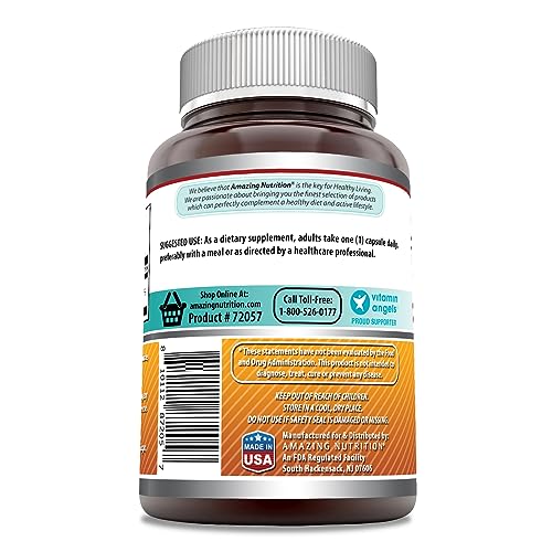 Amazing Formulas Riboflavin 100 mg 120 Capsules Supplement | Vitamin B2 | Non-GMO | Gluten Free | Made in USA