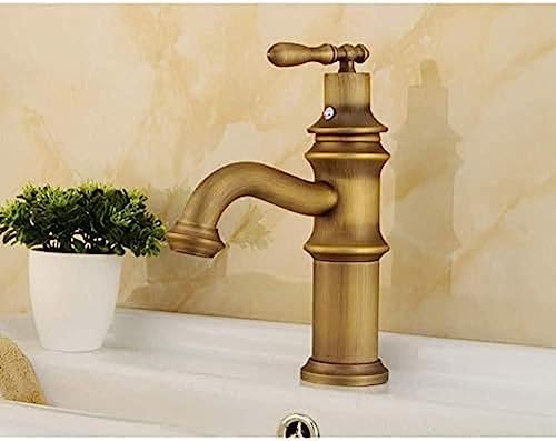 Kitchen Taps Kitchen Tap Kitchen Tap Newly Faucet Copper Faucets Bath Bathroom Sink Basin Faucet Brass Single Ceramic Handle Single Hole Deck Basin Tap, Bathroom Faucet