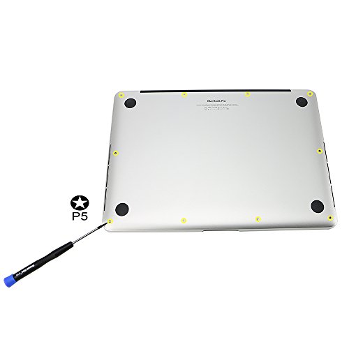 Pentalobe Bottom Screws and Screwdriver Set Compatible with MacBook Pro Retina 13" (A1425, A1502) and 15" (A1398)