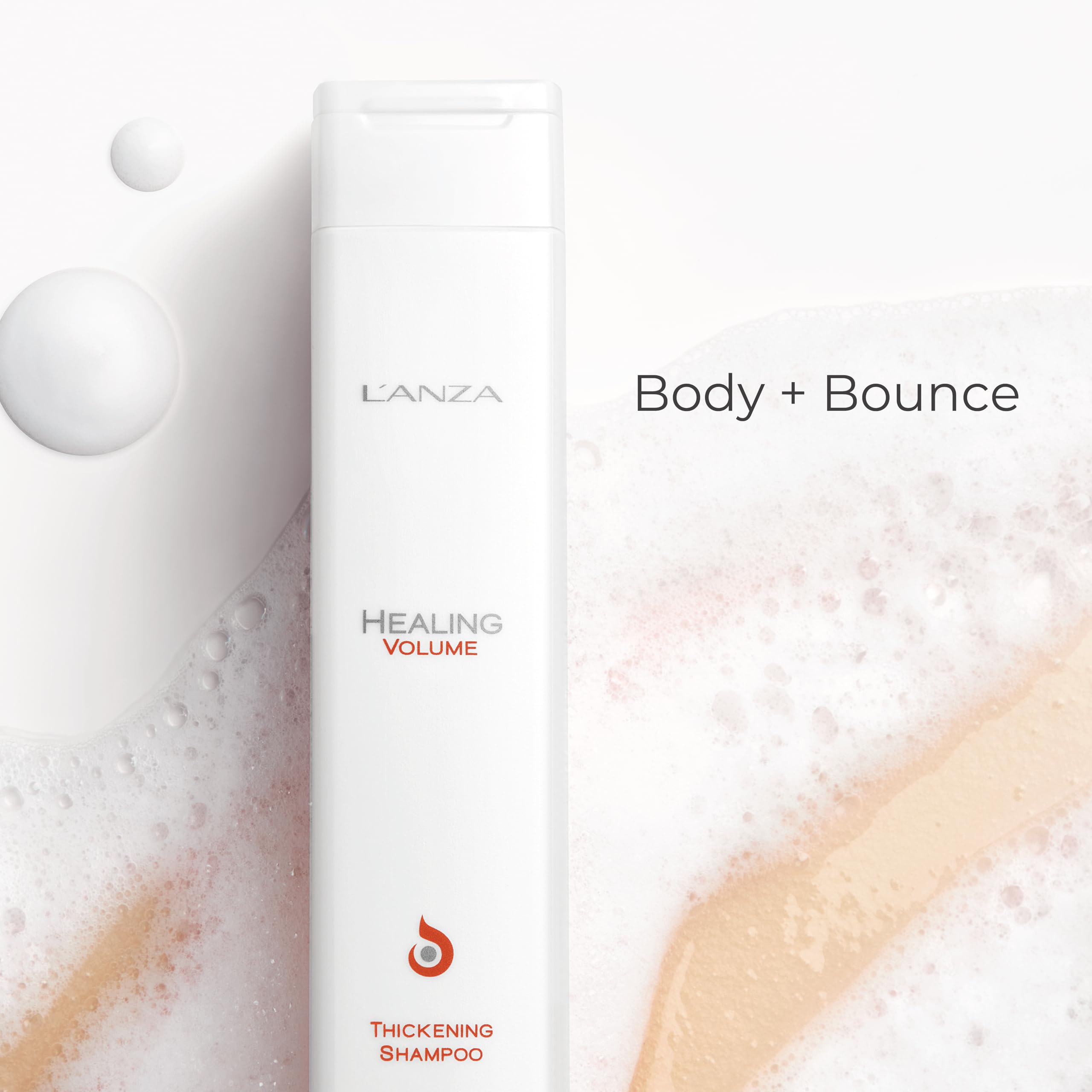 L'ANZA Healing Volume Thickening Shampoo, Boosts Shine, Volume, and Thickness for Fine and Flat Hair, Rich with Bamboo Bodifying Complex and Keratin (10.1 Fl Oz)