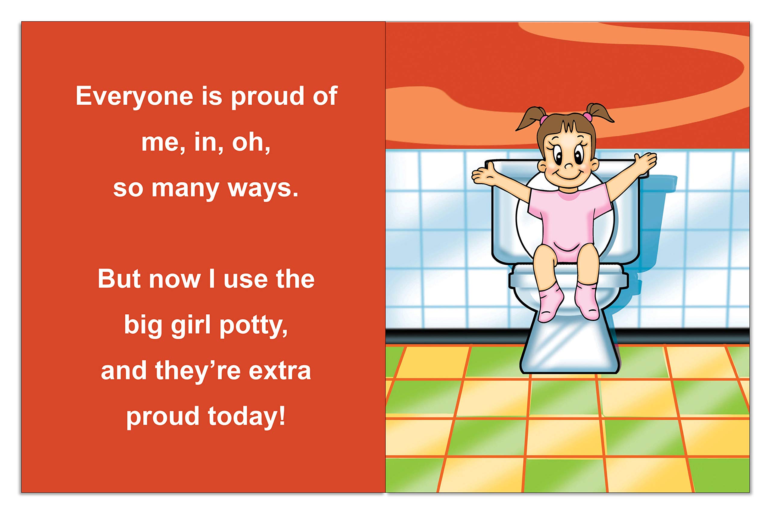 Personalized Children’s Potty Training Book – Customize with Child’s Name, Hair Color, Gender, and Ethnicity | 24-Page 8.5” x 11” Paperback by First Time Books