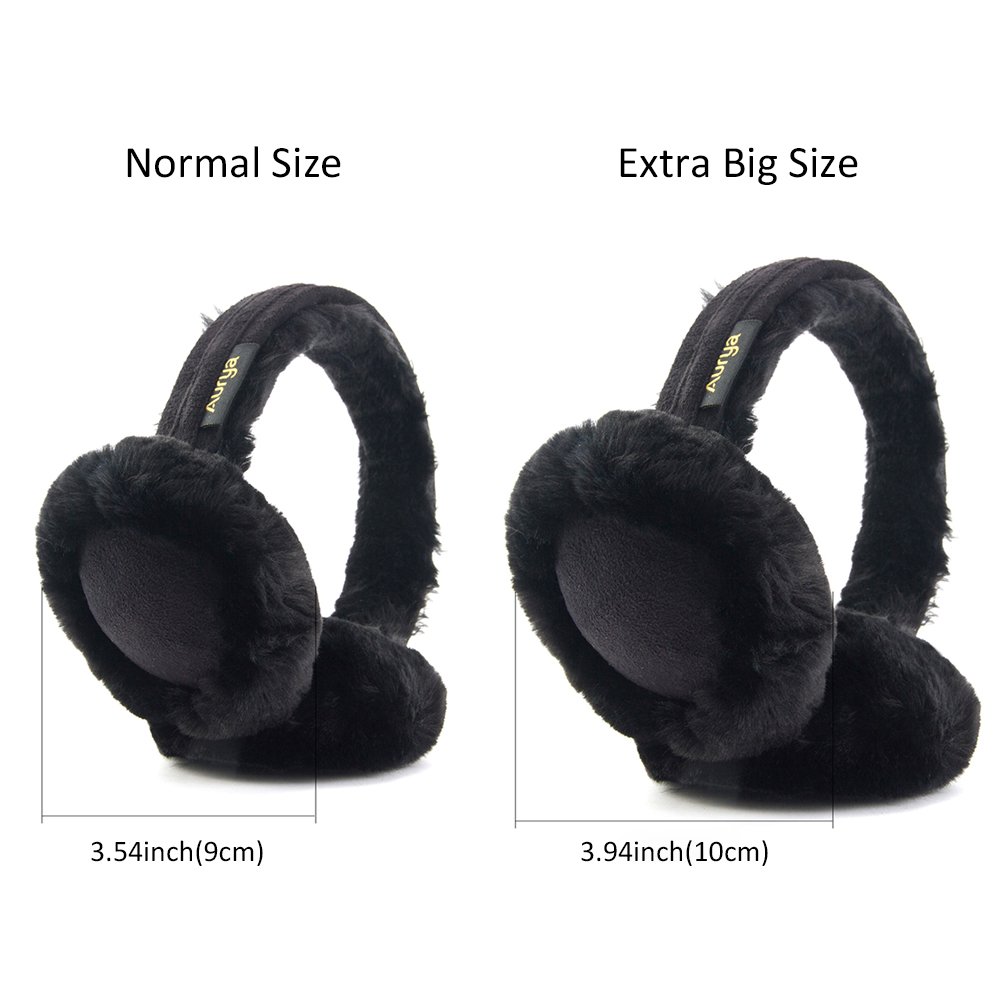 Aurya Unisex Fleece Ear Muffs/Ear Warmers-Winter Outdoor Classic Earmuffs Earwarmers