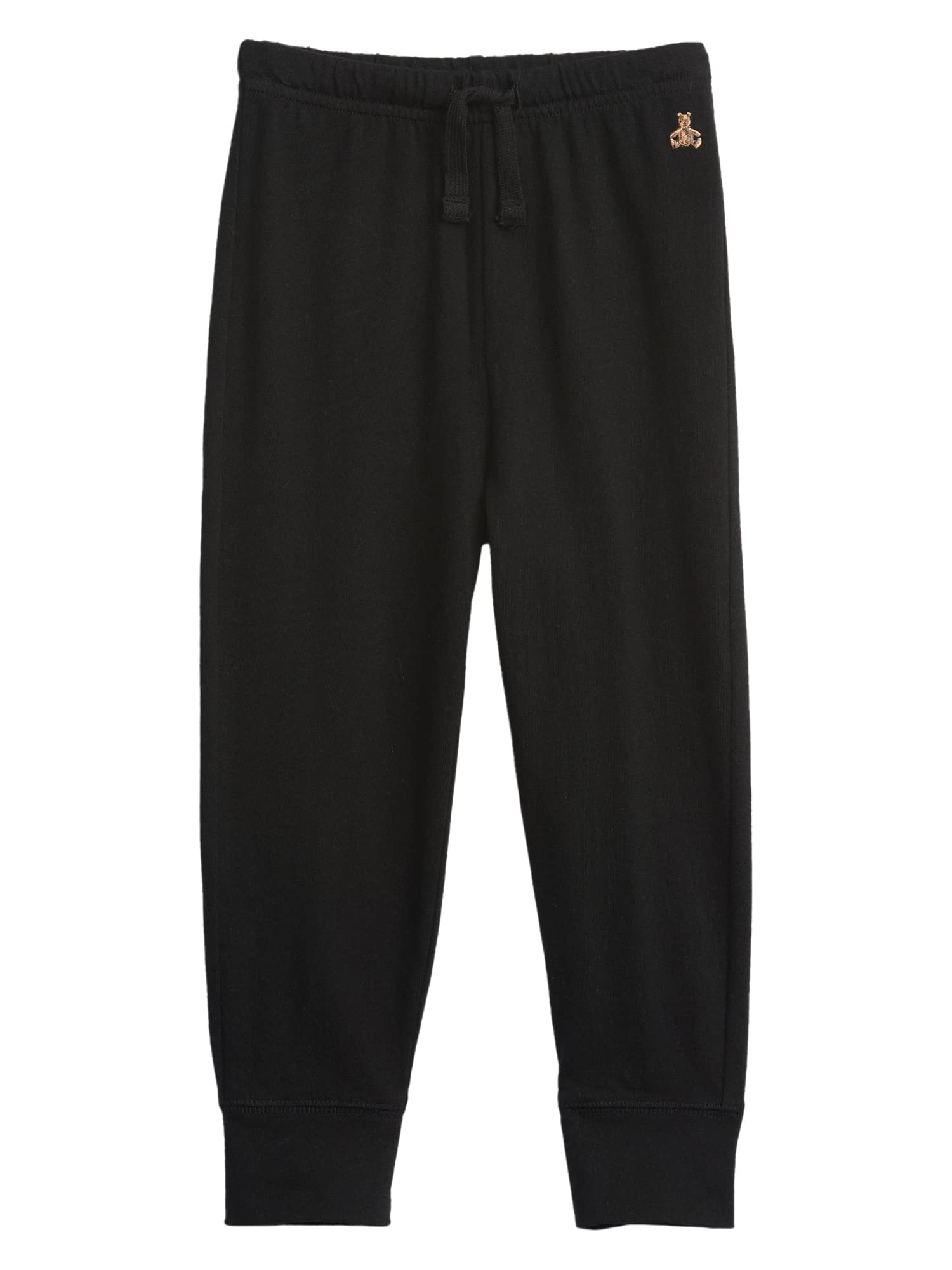 GAP Baby Boys Pull-on Jogger Casual Pants, True Black, 3-6 Months US