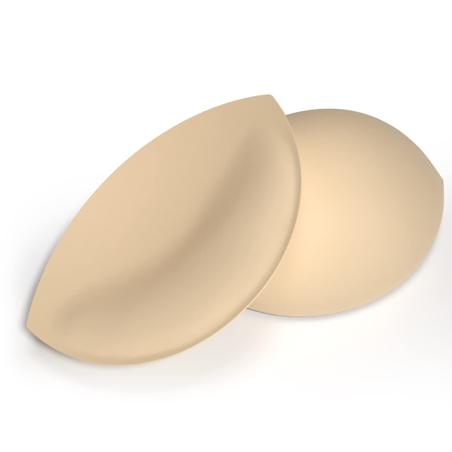 AEYAKA Bra Pads Inserts Push up Swimsuit Inserts Breast Enhancers Removable A B C D Cup Beige XL