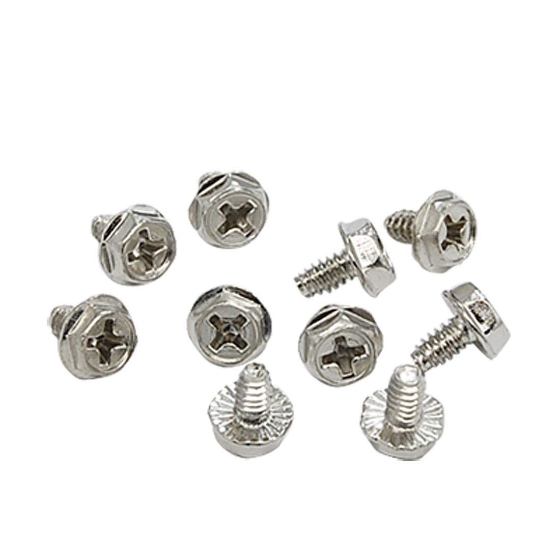 KHGWERO CZMY 50 PCS Head Short Computer Case Motherboard Screws