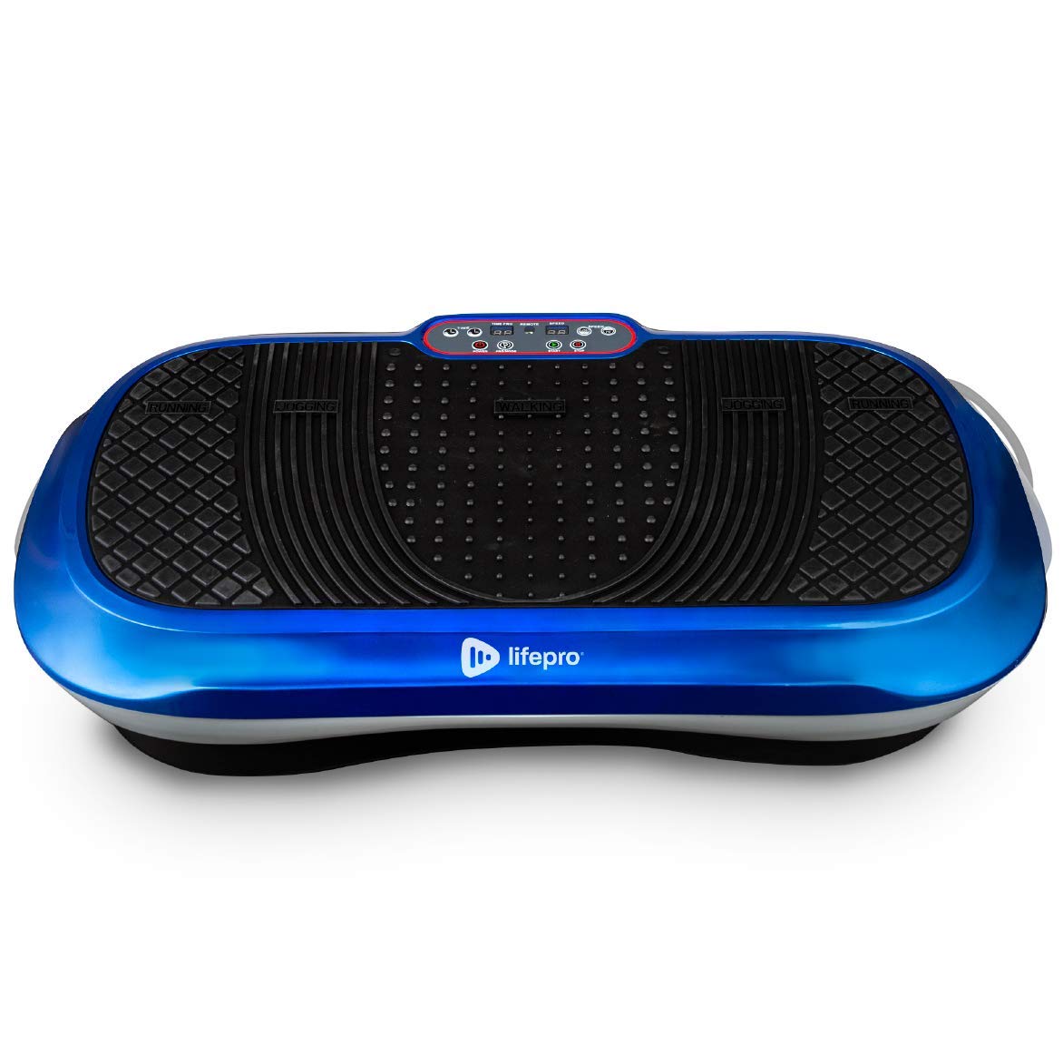 LifePro Vibration Plate Exercise Machine - Whole Body Workout Vibration Fitness Platform w/ Loop Bands - Home Training Equipment for Weight Loss & Toning (Black)