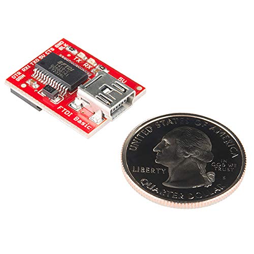 SparkFun FTDI Basic Breakout - 5V Development Tool with USB Mini-B Connector