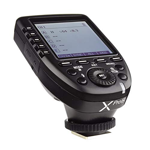 Godox XPro-N i-TTL 2.4G 1/8000s Wireless Flash Trigger Transmitter 16 Groups and 32 Channels for Nikon Hotshoe Camera Flash TT350N V350N TT685N V860 V850 AD200 AD400Pro AD600 Pro AD600