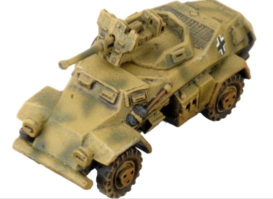 Flames of War: Late War German Waffen SS Sd Kfz 221 and 222 Scout Troop (GBX157)