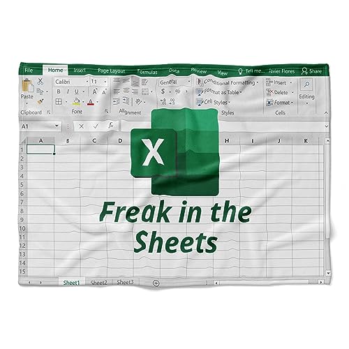 Jschlatt Freak in The Sheets, Funny, Excel Spreadsheet Throw Blanket for Women Men 60" x 50" (150cm x 130cm)