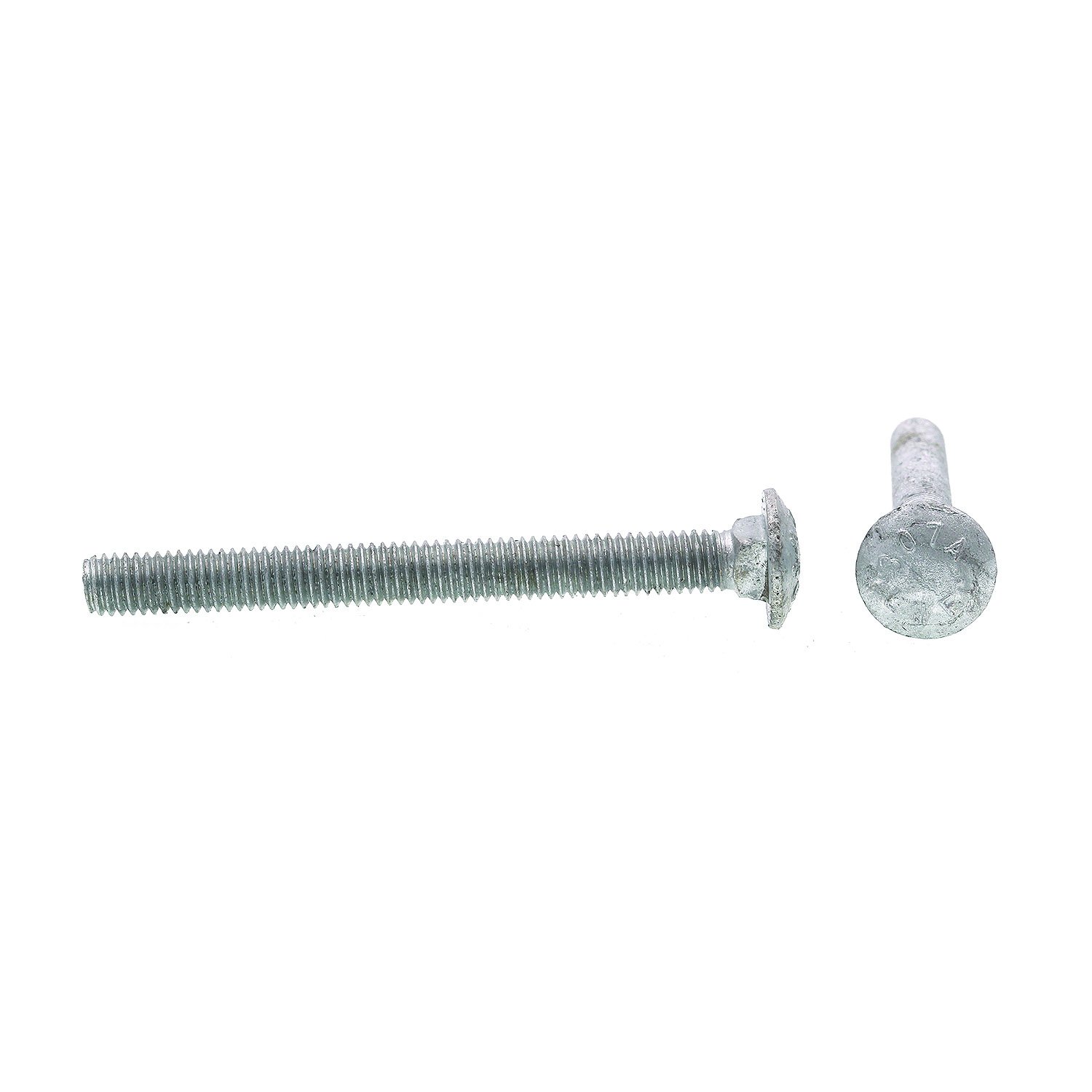 Prime-Line 9063837 Carriage Bolts, 3/8 In.-16 X 4 In., A307 Grade A Hot Dip Galvanized Steel (25 Pack)