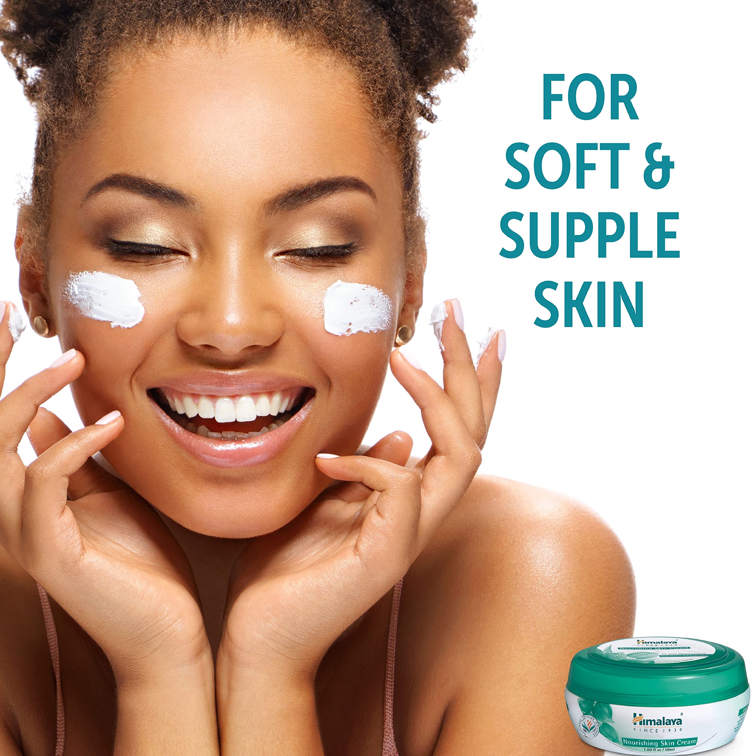 Himalaya Nourishing Skin Cream with Aloe Vera and Winter Cherry, Dermatologically Tested, Hypoallergenic, 50 ml (1.69 oz)