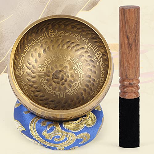 DomeStar Tibetan Singing Bowl Set, Sound Bowl Meditation Bowl Meditation Sound Bowl Handcrafted for Healing and Mindfulness