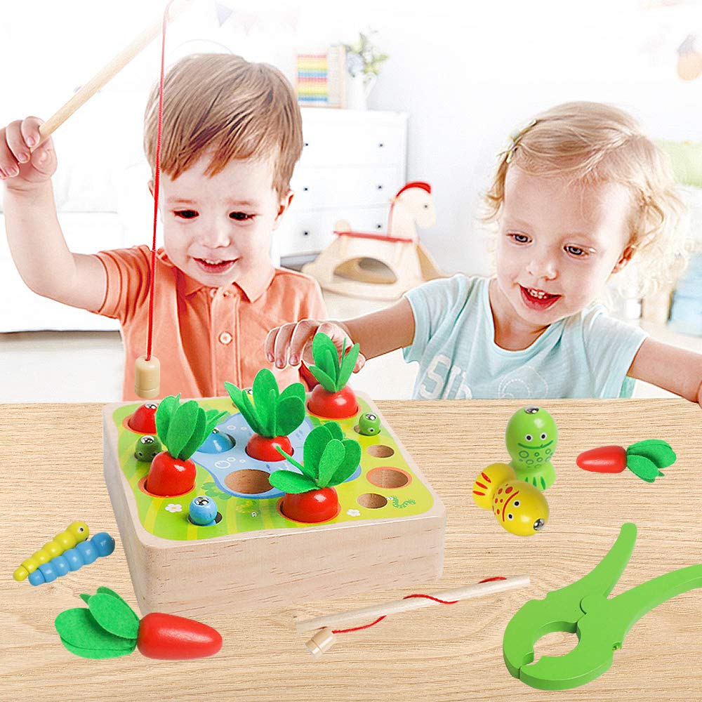 Skrtuan Wooden Toys Carrot Harvest