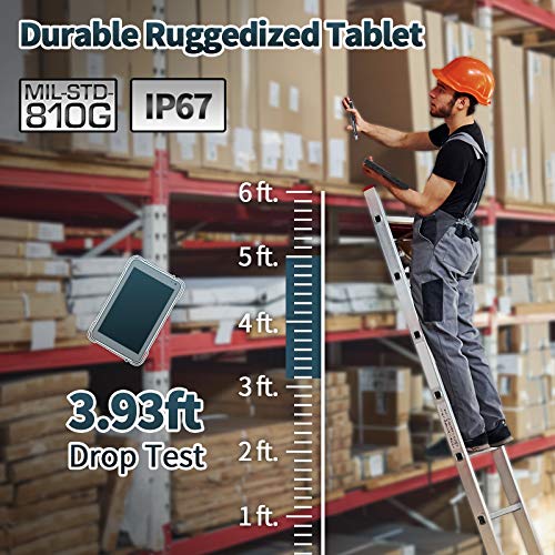 MUNBYN Android Barcode Scanner 082Pro, Android 12 Barcode Scanner, Equipped with Honeywell HS7 Barcode Scanner, and Rugged Android Tablet Scanner IRT01, 8-inch Tablet Android 10