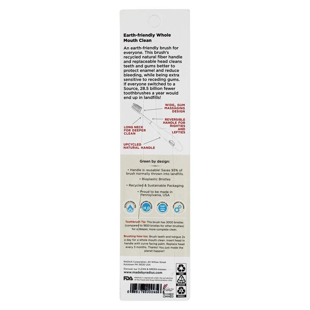 Radius Tooth brush Soft with Refill
