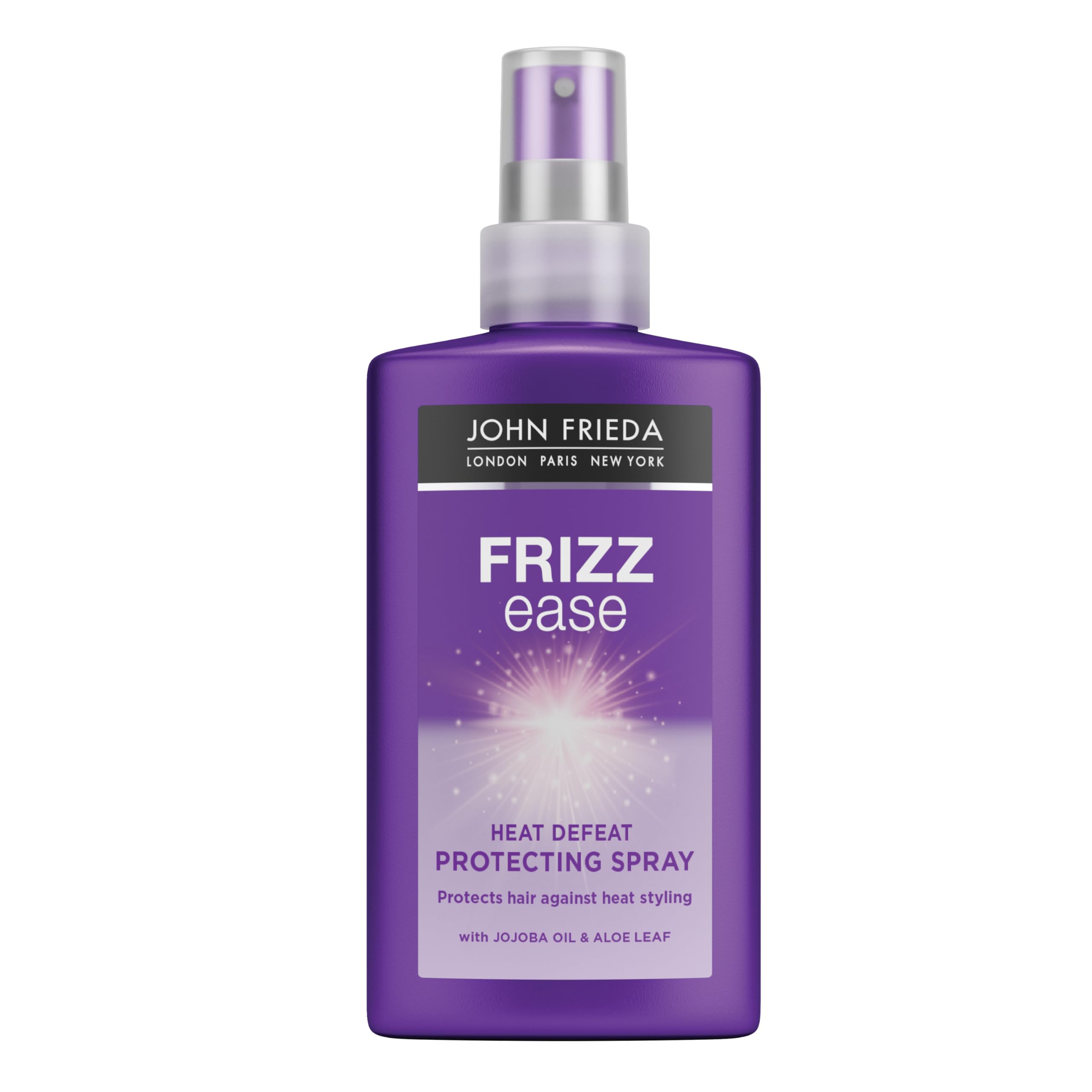 John Frieda Frizz Ease Heat Defeat Protecting Spray for Heat Styling Wavy, Curly and Frizzy Hair, 150 ml