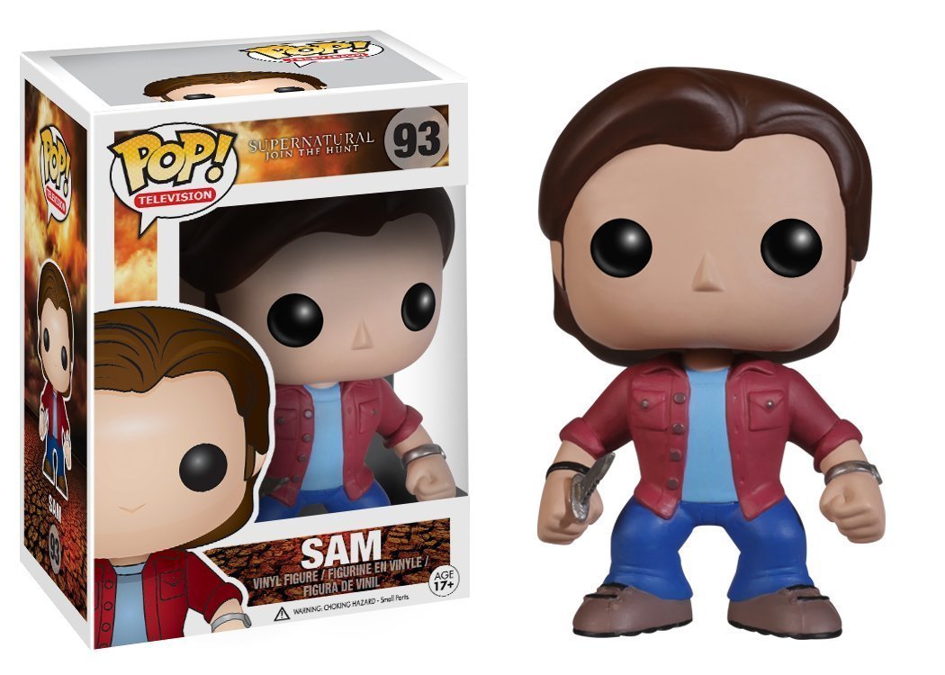 POP Supernatural - Sam Winchester Funko Vinyl Figure (Bundled with Compatible Box Protector Case), Multicolored, 3.75 inches