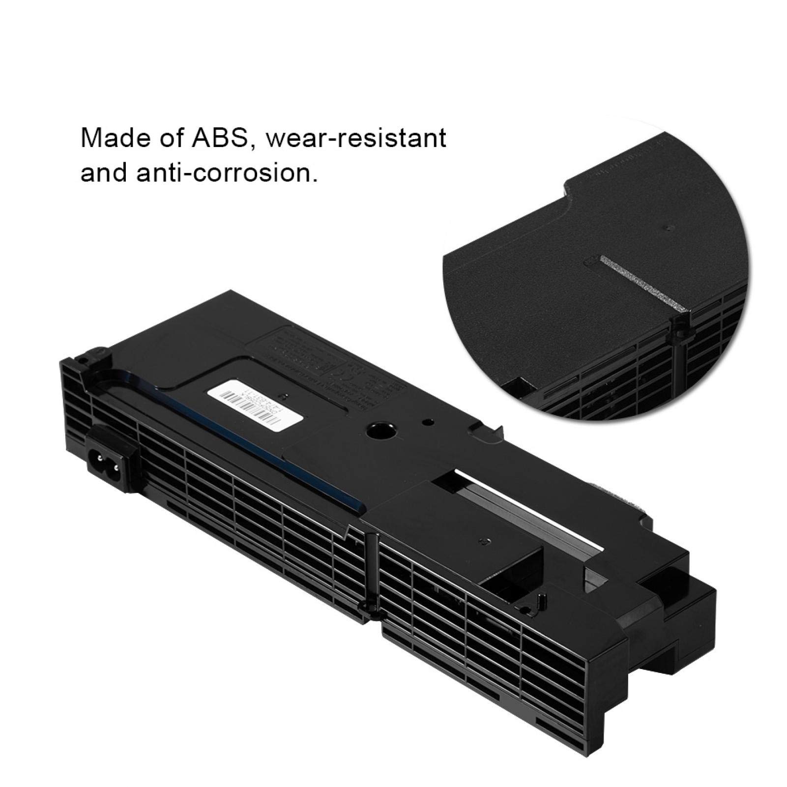YYOYY Power Supply ADP-200ER, Replacement Power Source Unit, 4 Pin Connection, for Sony Playstation PS4 CUH-1215A CUH-12XX Serie, Power Supply Adapter, Easy to Install
