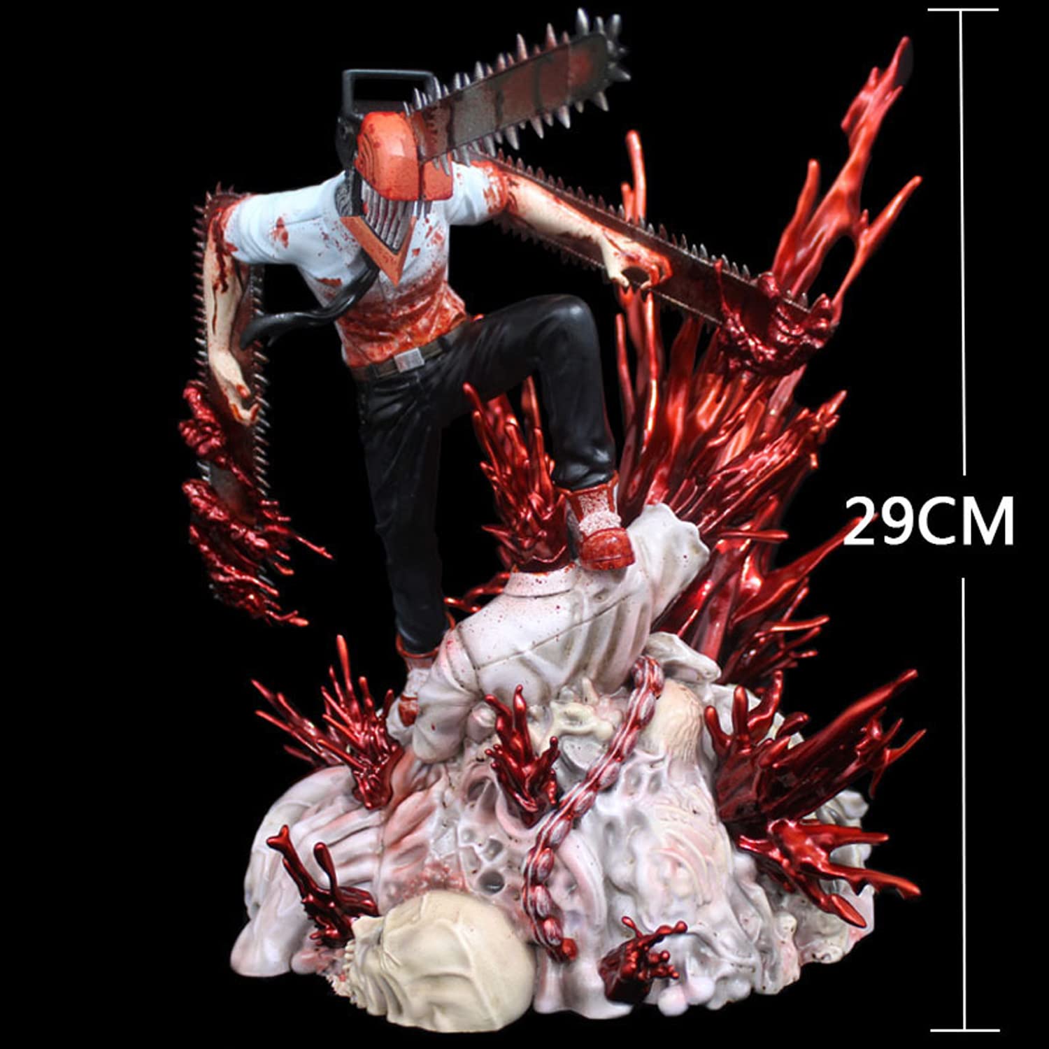 ZEVREVS 14inch Chainsaw Man Figure Denji Figure Decoration Model Collection(The Best Gift for Chainsaw Man Fans)