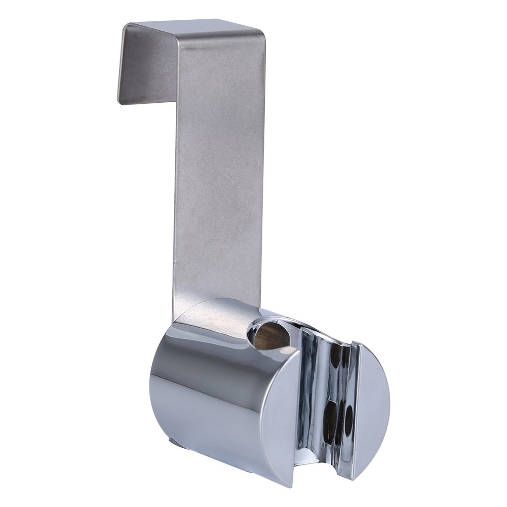 Shanrya Toilet Bathroom Attachment, No Plumber Required Electroplating Easy to Install Modern and Fashion Toilet Bidet Sprayer Holder, for Bathroom Bidet Sprayer(Dedicated Socket, 12)
