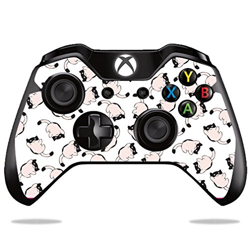 MightySkins Skin Compatible with Microsoft Xbox One or One S Controller - Raining Cats | Protective, Durable, and Unique Vinyl Wrap Cover | Easy to Apply, Remove, and Change Styles | Made in The USA