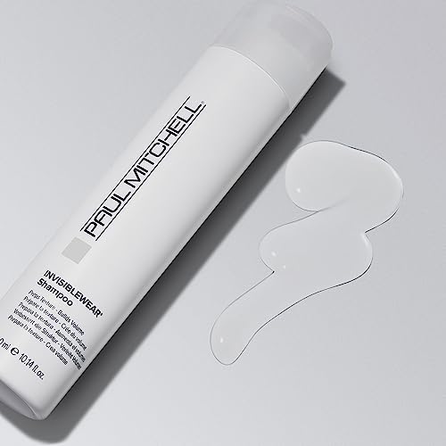 Paul Mitchell Invisiblewear Shampoo, Preps Texture + Builds Volume, For Fine Hair, 10.14 fl. oz.