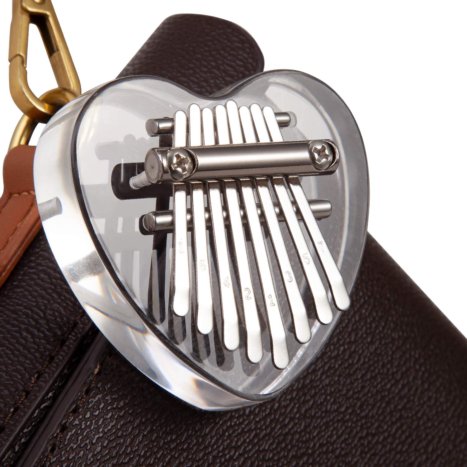 Deoukana Mini Kalimba 8 Keys Thumb Piano Portable Mbira Finger Piano Special Gifts for Kids Adults Beginners