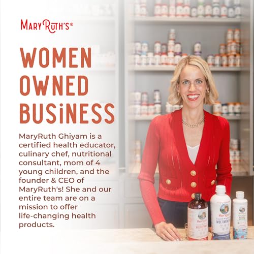 MaryRuth Organics Ashwagandha Root | USDA Organic Ashwagandha Liquid Drops | Stress Relief, Natural Calm, Relaxation and Mood Support Supplement | Adaptogenic | Nervine | Vegan | Non-GMO | 60 Servings