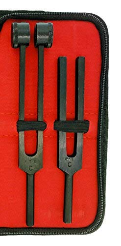 SURGICAL ONLINE Limited Edition - Full Tactical Black - Grudge Style Set of 5 pcs Reflex Percussion Taylor Hammer + Penlight + Tuning Fork C 128 C 512 + Bandage Scissors 5.5"