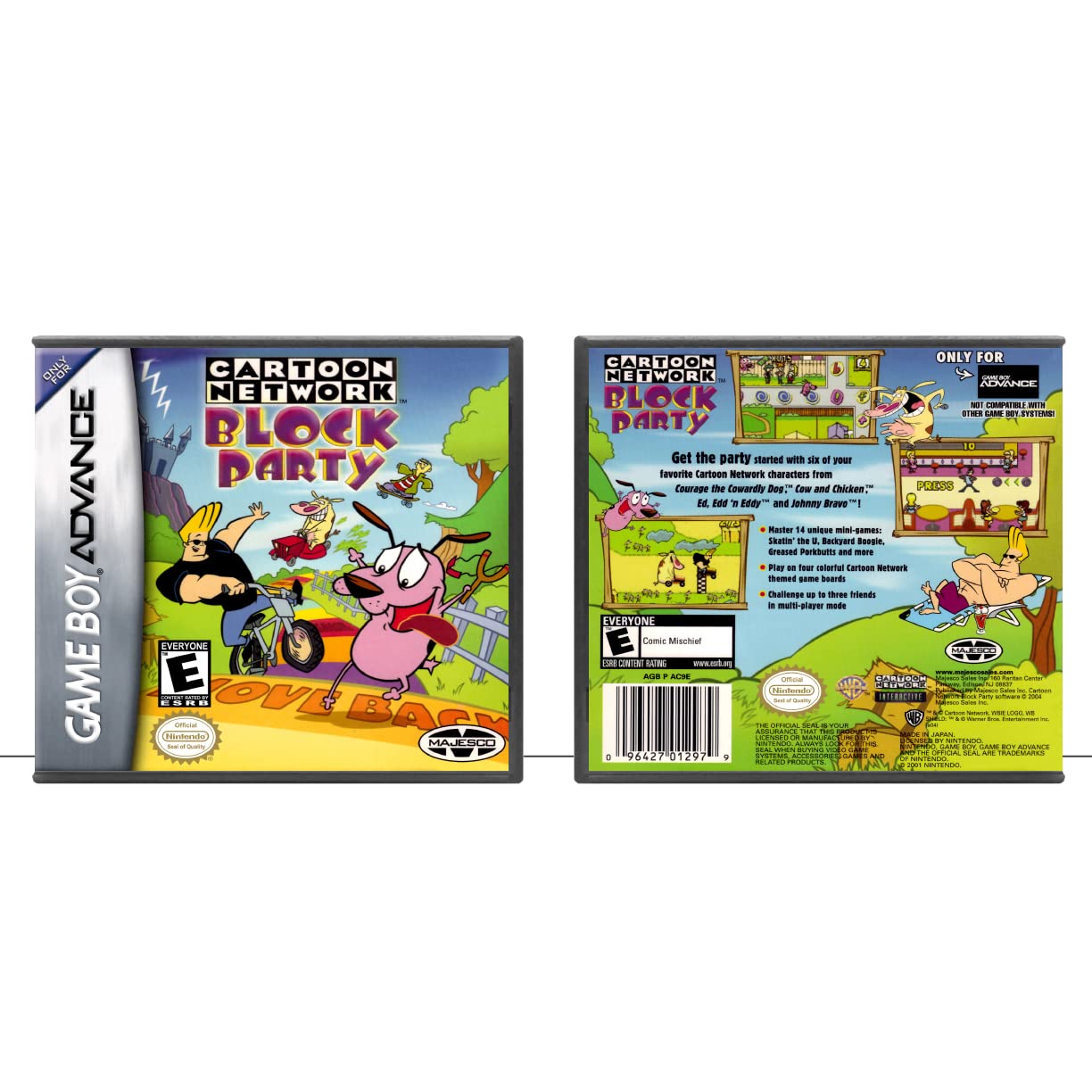Cartoon Network Block Party | (GBA) Game Boy Advance - Game Case Only - No Game