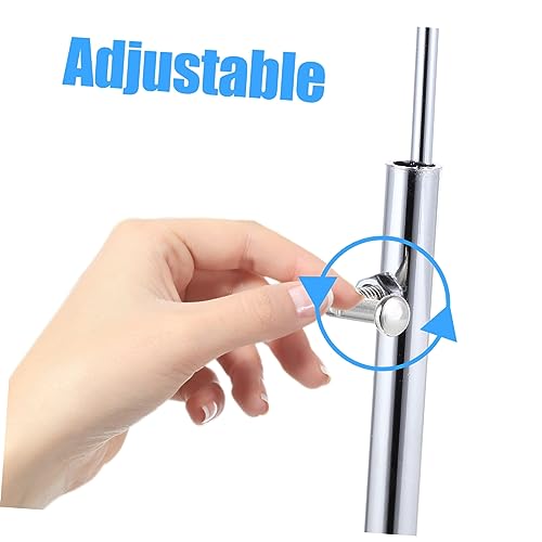 Luxshiny Stainless Steel Kitchen Towel Rack Silver Tote Bag Display Rack Counter Towel Holder for Bathroom Bathroom Towel Stand