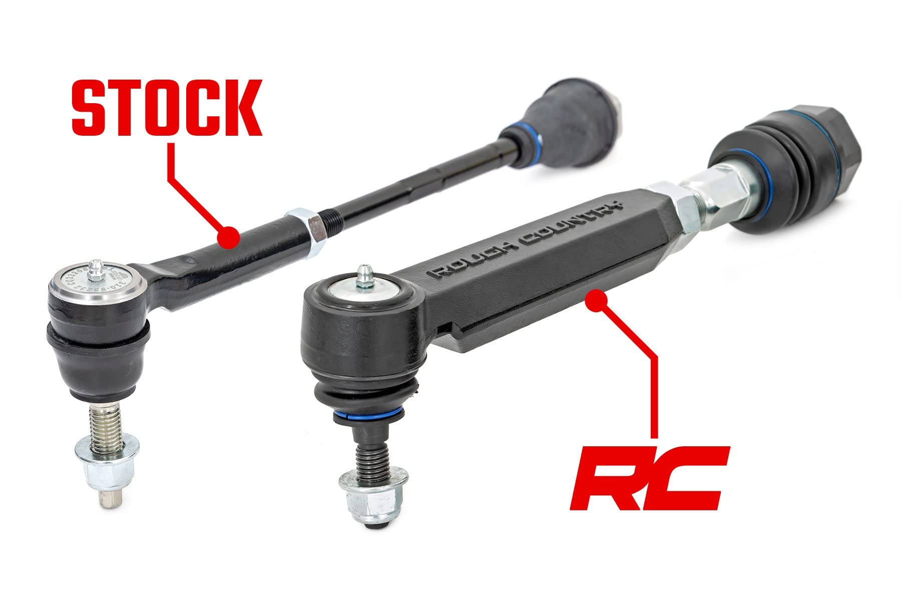 Rough Country HD Tie Rod Kit for 2001-2010 Chevy/GMC 2500HD/3500HD - 11015