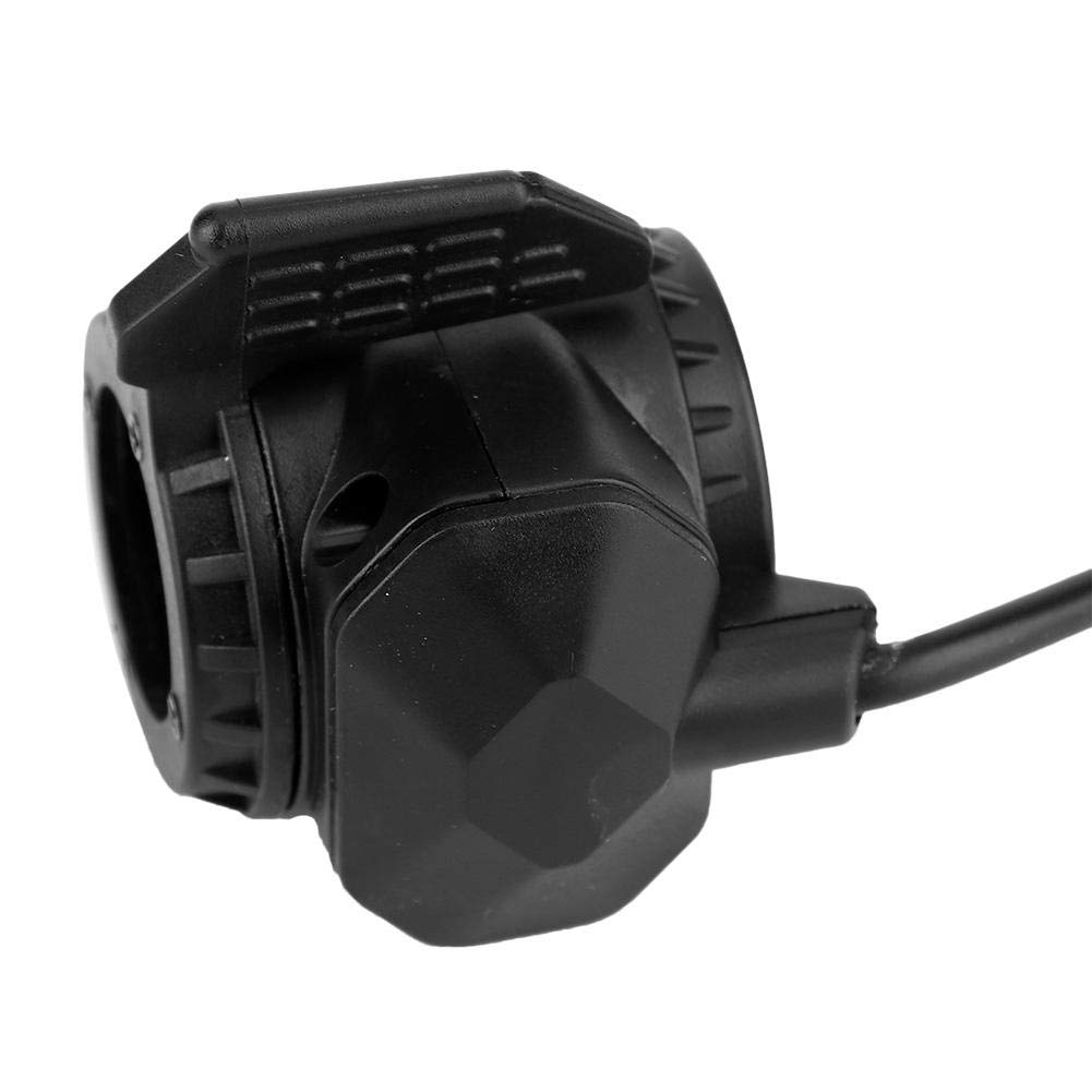DEWIN Scooter Throttle, Thumb Throttle, Speeds Control 3 Wires Electric Bike Scooter Right Throttle Accessories Replacement Parts for 22.5mm Handlebar