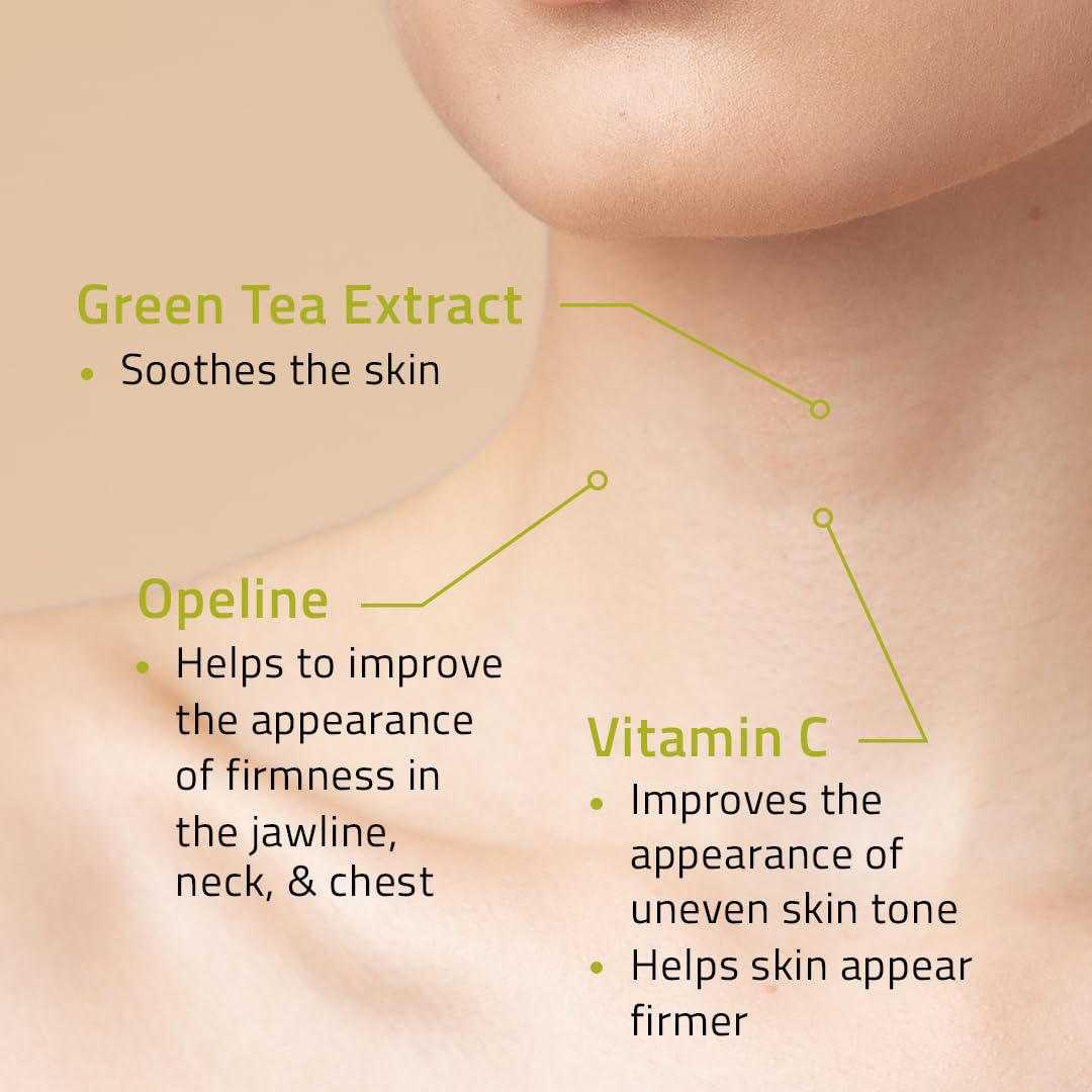 YEOUTH Neck Cream with Vitamin C, Moisturizing Neck Firming Cream for Women and Men, Targeting Decolletage and Double Chin, Cleavage and Chest 2oz