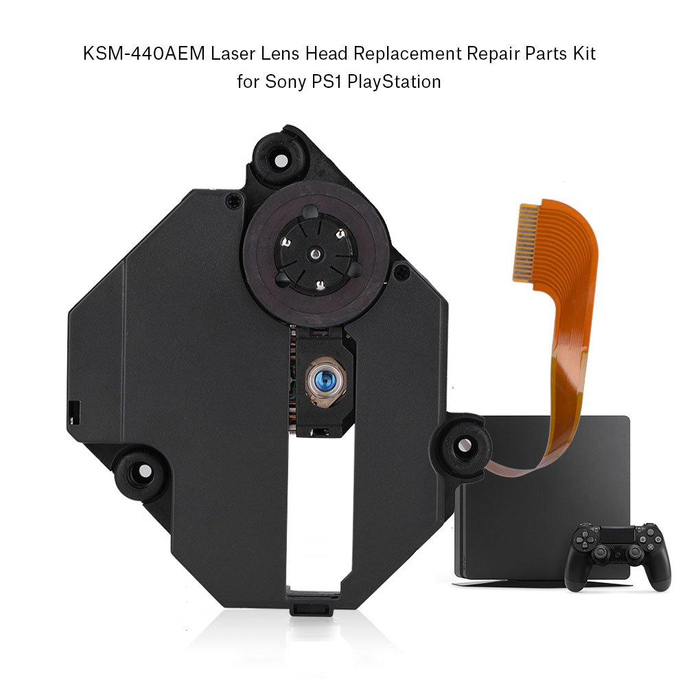 Serounder Lens for PS1, KSM-440AEM Lens Head Replacement Repair Parts Kit for Sony 1