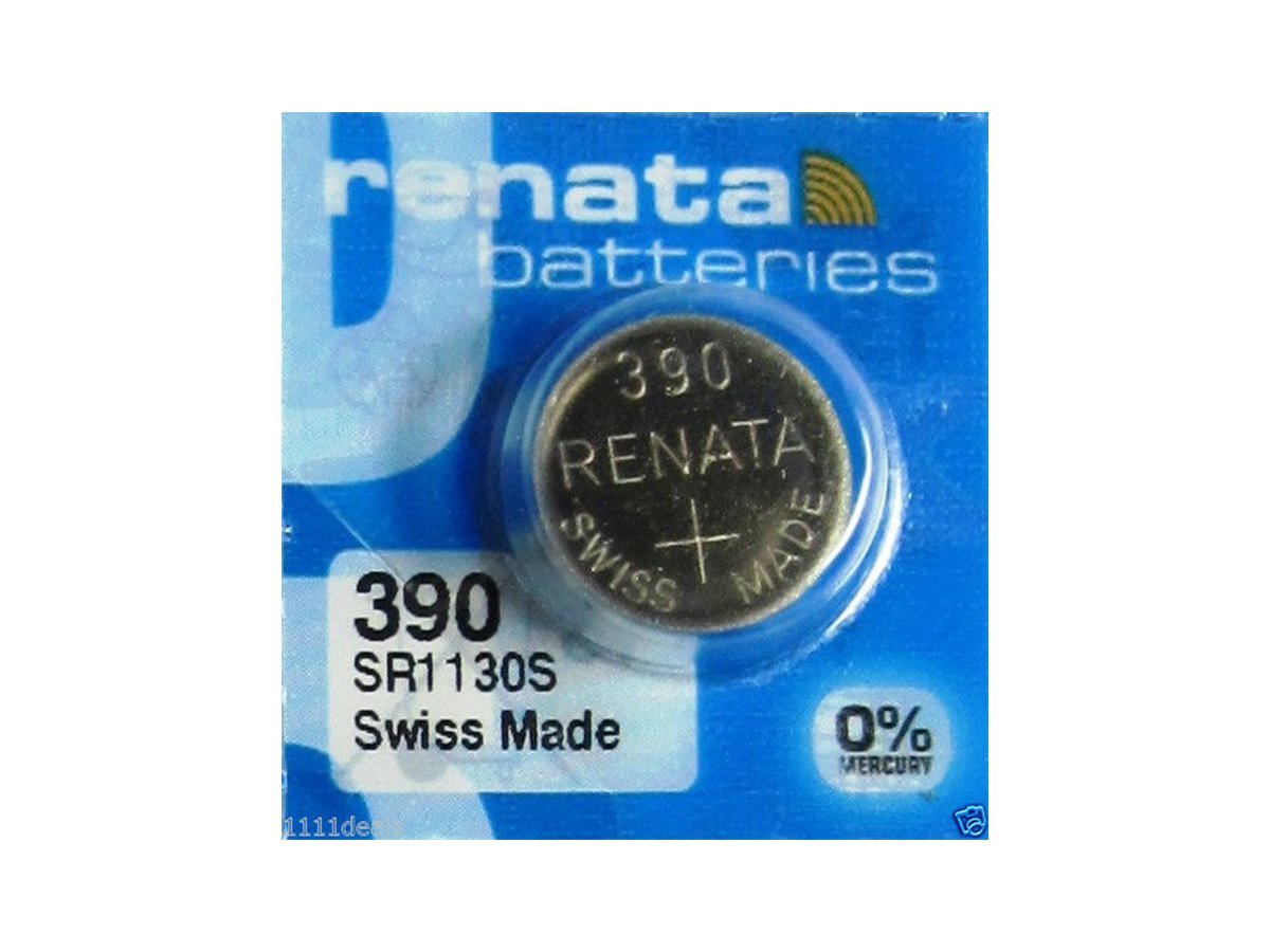 Renata 390 Silver Oxide 1.55v Watch Battery (Sr1130Sw)