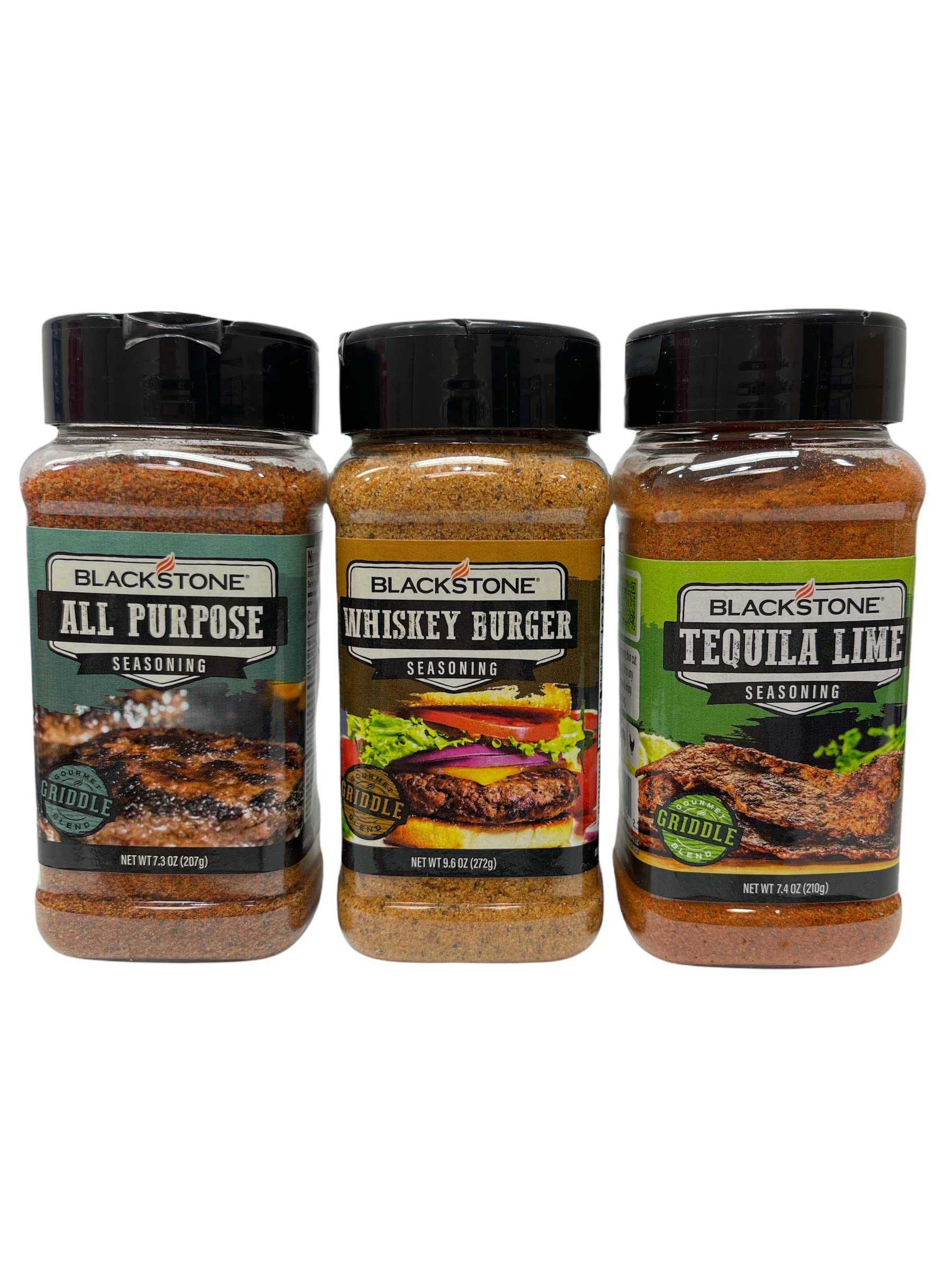 Generic Blackstone BBQ Seasoning Bundle (Whiskey Burger/All Purpose/Tequila Lime)