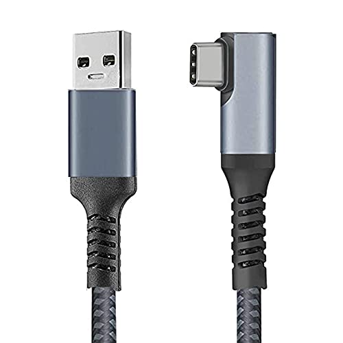 HHUI Oculus Quest 2 Link VR/Virtual Reality Headset Cable for PC Gaming,USB 3.2 Gen1 5Gbps Type C to USB Type A ,High Speed Data Transfer & Fast Charger for Quest 2 and Quest (20ft/6m Blue)