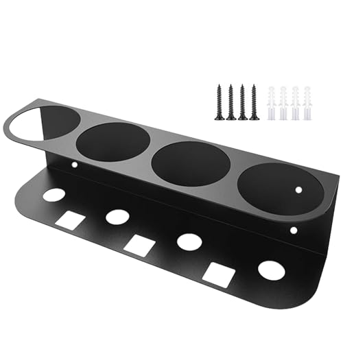 Spray Mount - Spray Bottle Holder | Wall Mounted Spray Bottle Holder | Heavy-Duty Steel Wall Holder | Bottle Rack For All-Purpose At Garage And Home Garage And Workshop Accessories