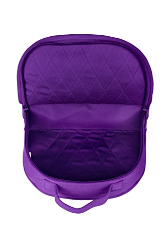 Yazzii Oval Sewing Box - Portable & Multipurpose Storage Bag Organizer - Sewing Supplies Organizer for Thread Spools, Needles, Beads, Embroidery Floss, Fabric Pieces & More!