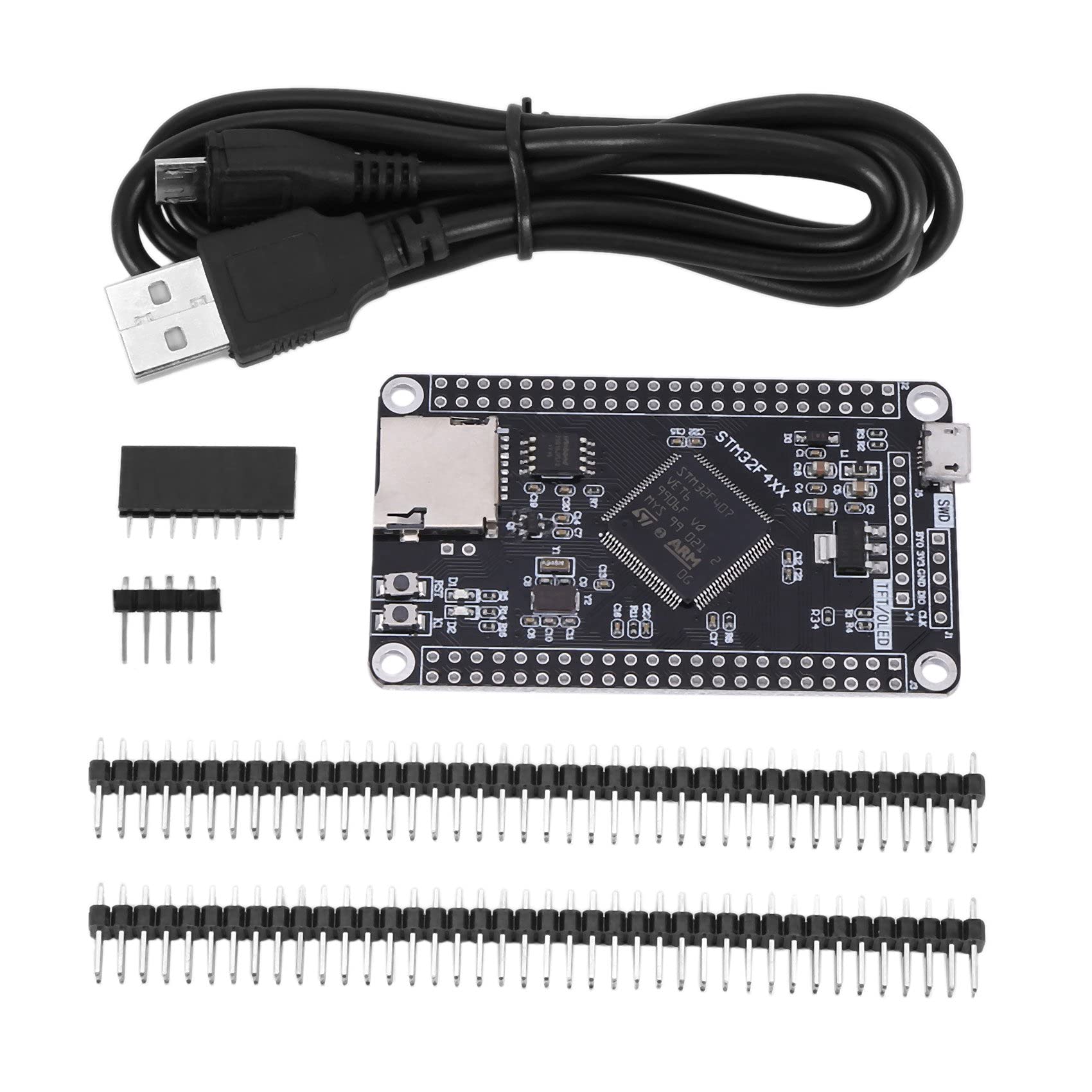 Limnyves STM32F407VET6 STM32 System Core Board STM32F407 Development Board F407 Single-Chip Learning Board, black