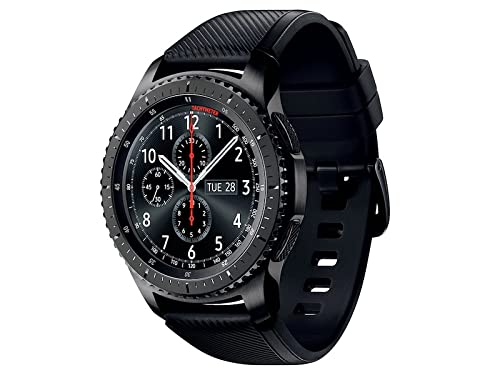 Samsung Gear S3 Frontier 46mm Smartwatch - SM-R765 LTE – Verizon –Phone, Black (Renewed)