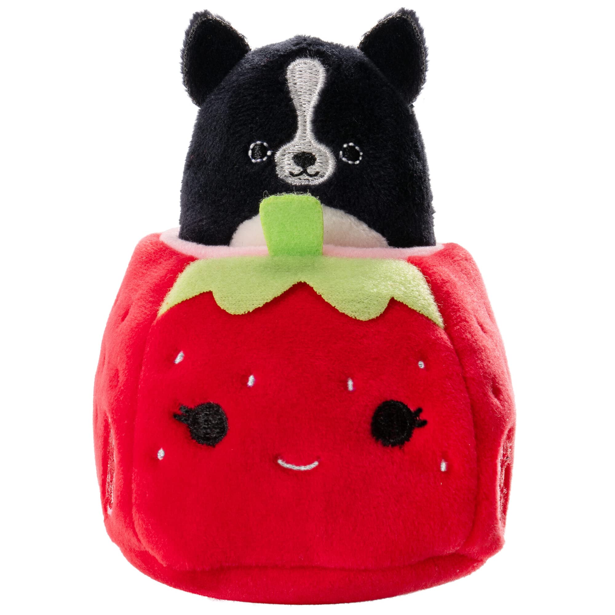 Squishville by Original Squishmallows - Four 2-Inch Squishmallows Plush and Bug-Mobiles Vehicles - Toys for Kids