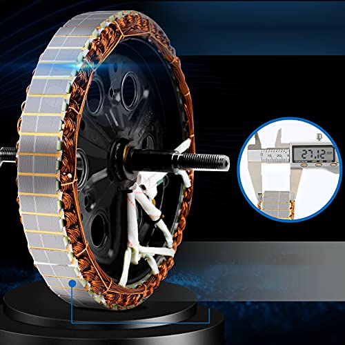 JauoPay Electric Bicycle Conversion Kit, 48V 2000W EBike Brushless Gearless Hub Motor, Rear Hub Rim for 28" Bicycle Wheels, Dual Mode Controller Full Waterproof